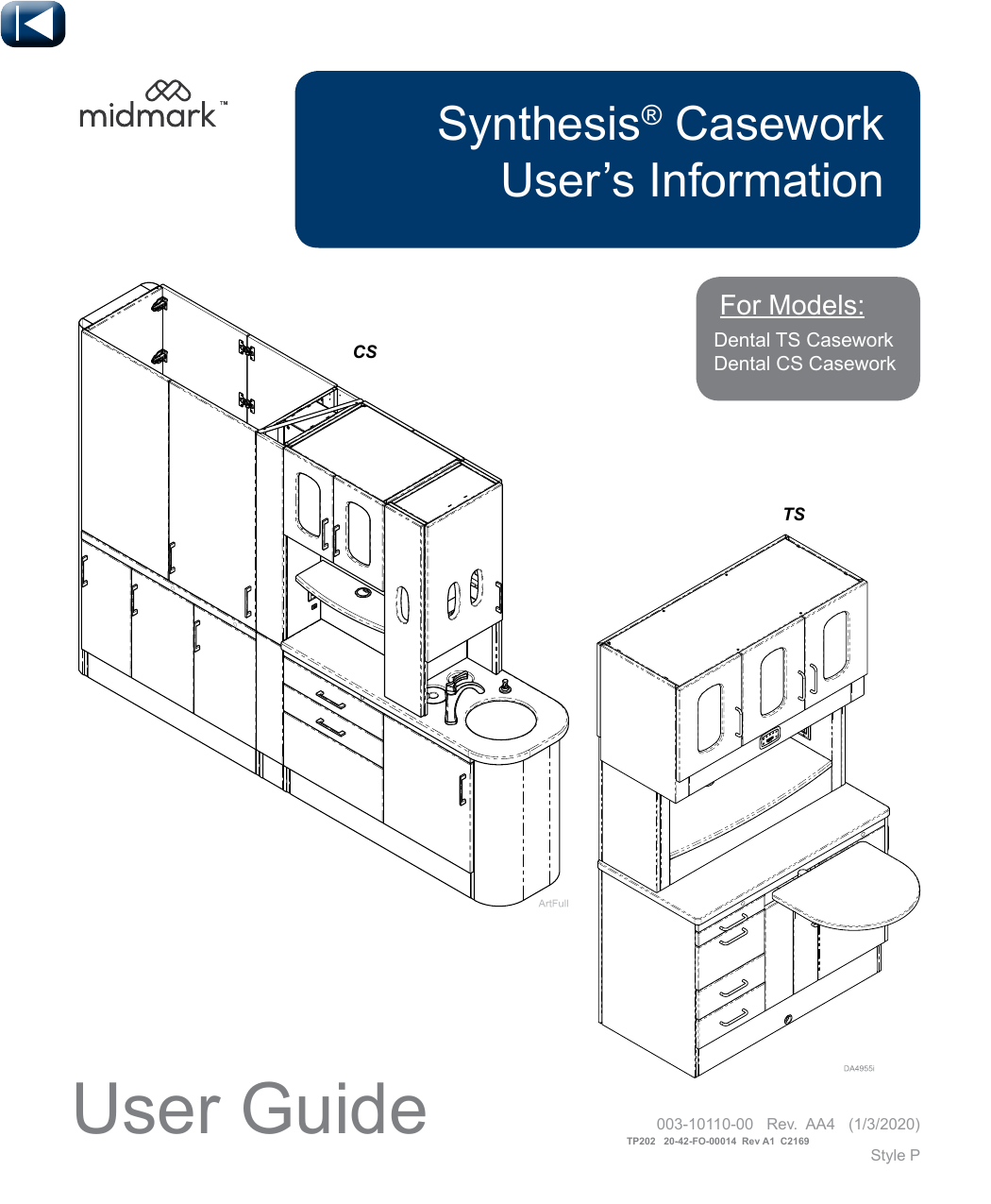 Midmark Synthesis® Cabinetry - Central Station, Synthesis® Cabinetry ...