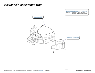 Midmark Elevance® Standard Delivery System 用户手册 | Manualzz
