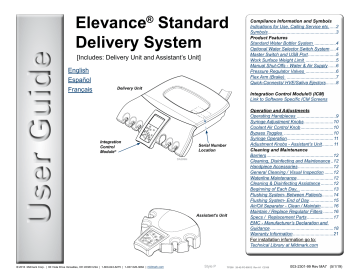 Midmark Elevance® Standard Delivery System User Guide | Manualzz