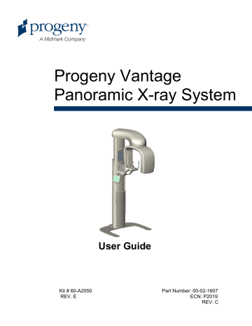 Midmark Vantage Panoramic X-ray System User Guide | Manualzz