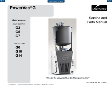 Midmark PowerVac G Parts Manual | Manualzz