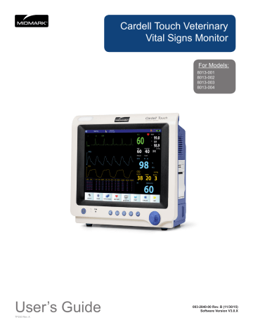Midmark Multi-parameter Monitors User Guide | Manualzz