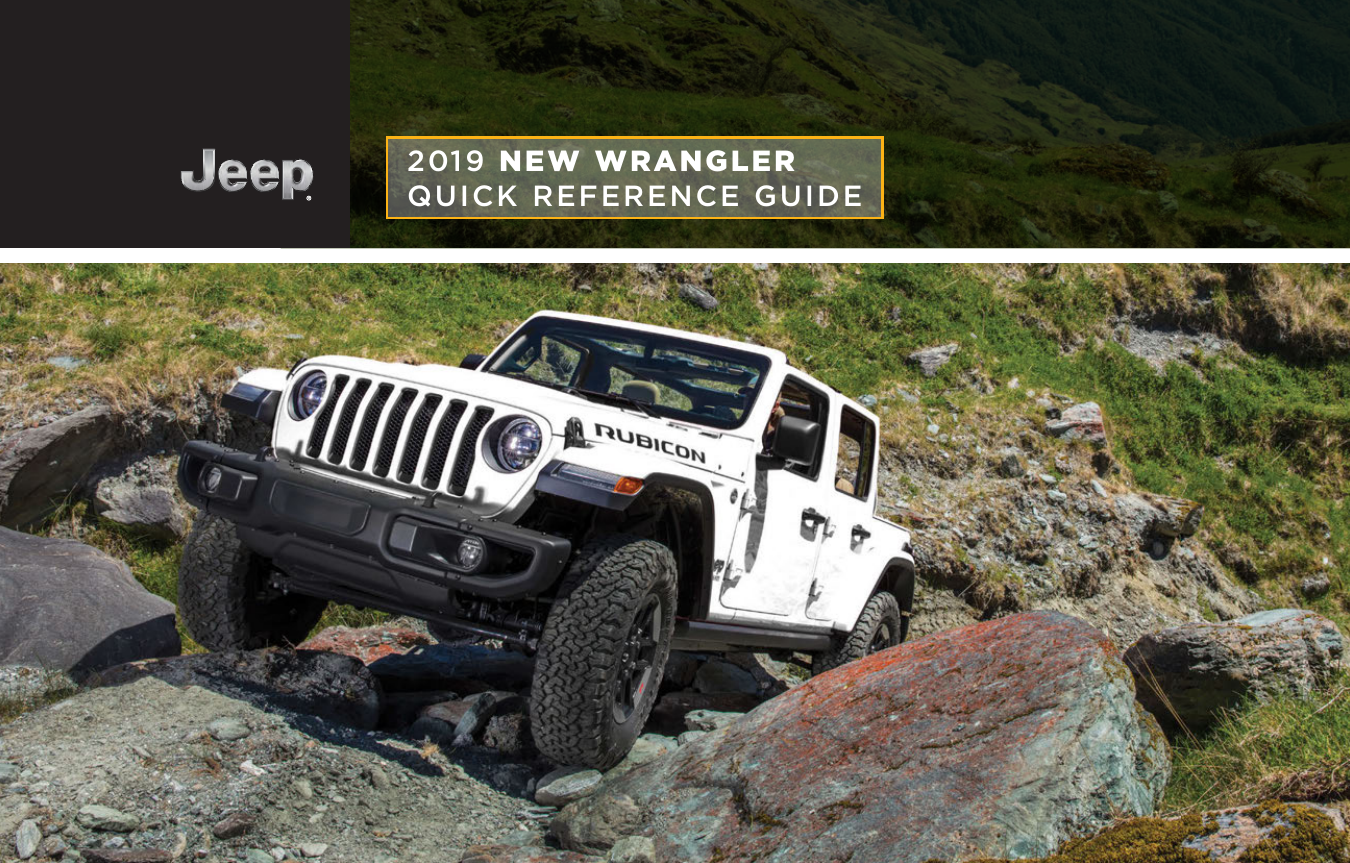 Jeep Wrangler, 2019 Wrangler Reference guide | Manualzz