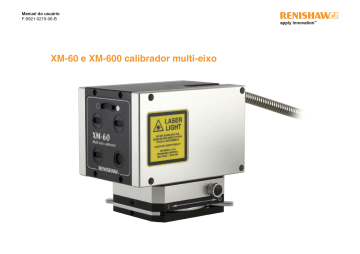 Renishaw XM-600 multi-axis calibrator Guía del usuario | Manualzz