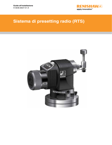 Renishaw RTS radio tool setter Guida d'installazione | Manualzz