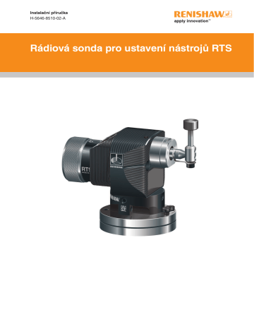 Renishaw RTS radio tool setter Návod na inštaláciu | Manualzz