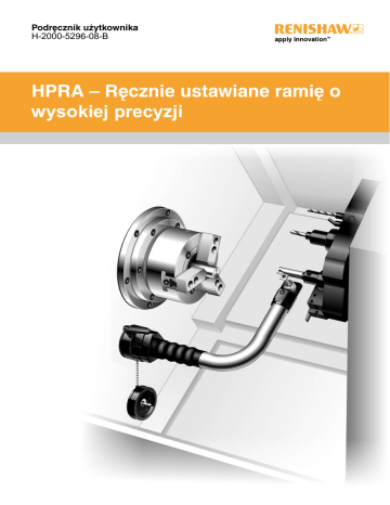 Renishaw HPRA high precision removable arm instrukcja | Manualzz