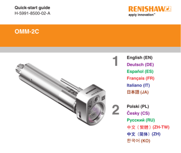 Renishaw OMM-2C Guide d'installation | Manualzz