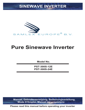 Samlexpower PST-300S-24E Owner's Manual | Manualzz