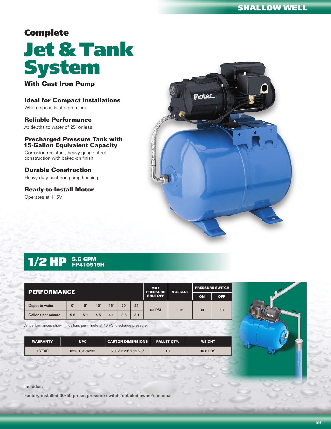 Flotec FP410515H Specification | Manualzz