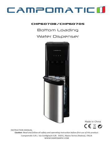 Campomatic CHP6070B CHP6070S Owner's Manual | Manualzz
