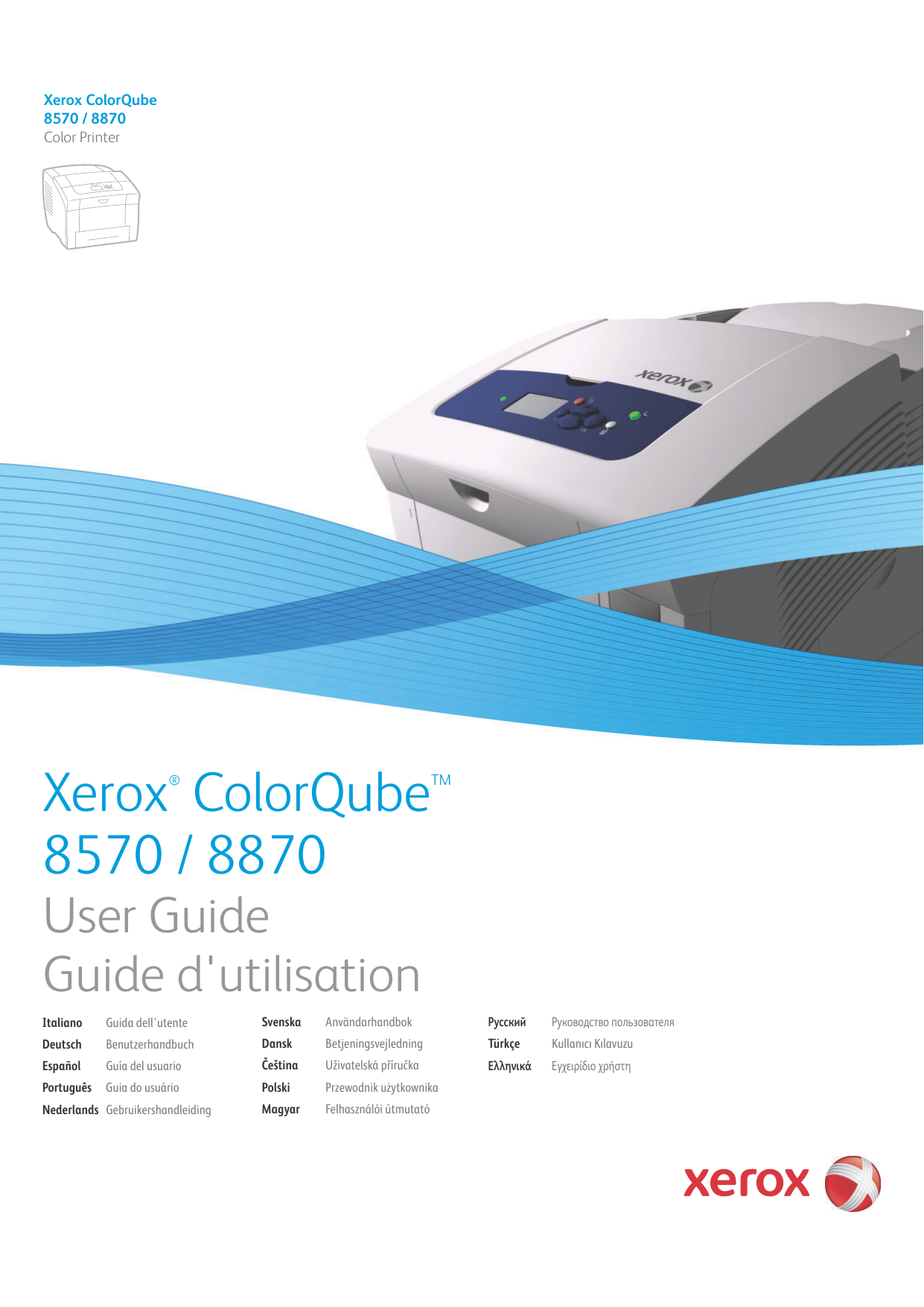 Xerox ColorQube 8870 User Guide | Manualzz