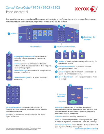Xerox ColorQube 9301/9302/9303 Guía del usuario | Manualzz