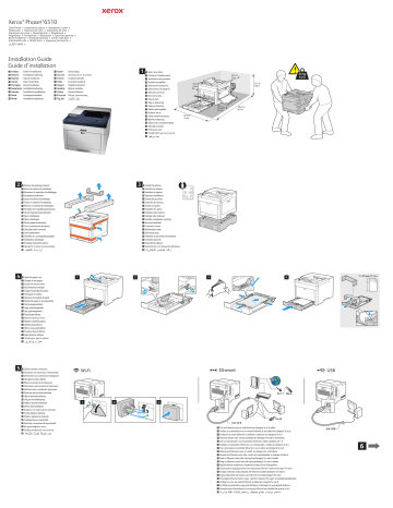 Xerox 6510 Phaser Guía de instalación | Manualzz