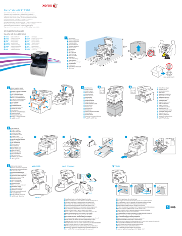 Xerox VersaLink C405 Color Multifunction Printer Guide d'installation ...