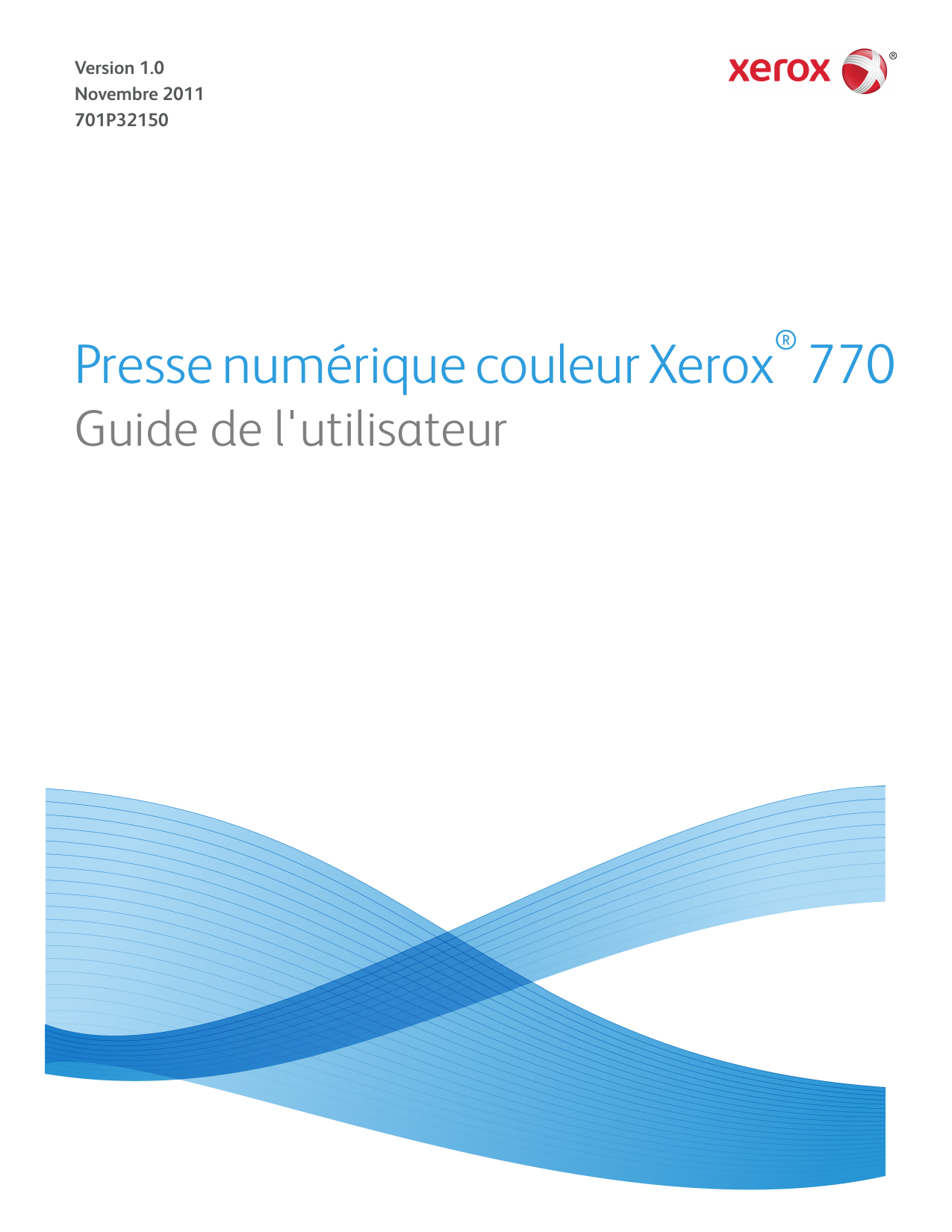 Xerox 770 Digital Color Press Mode d'emploi | Manualzz