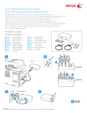 Xerox Wireless Print Solutions Adapter Guía de instalación | Manualzz
