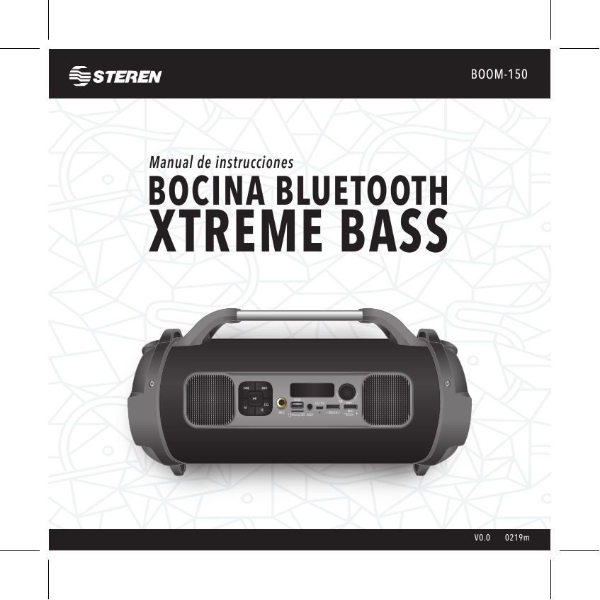 Steren BOOM-150 Bocina Bluetooth BoomBox 300 W PMPO Owner's, 52% OFF