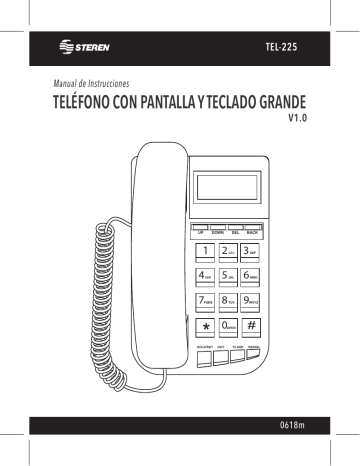 Steren TEL-225 Teléfono Owner's Manual | Manualzz
