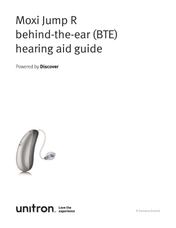 Unitron Moxi Jump R User Guide | Manualzz