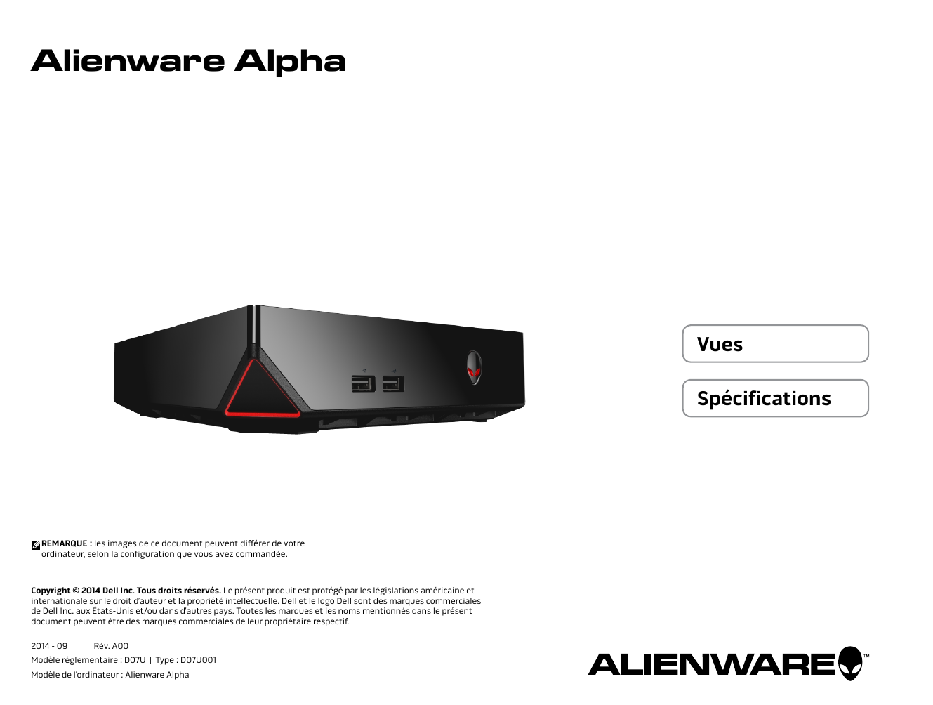 Alienware Alpha & Steam Machine Specification | Manualzz