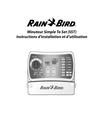 Rain Bird SST Series "Simple to Set" Indoor Timer Mode d'emploi | Manualzz