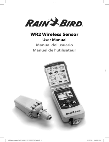 Rain Bird WR2 Series Wireless Rain/Freeze Sensor User Manual | Manualzz