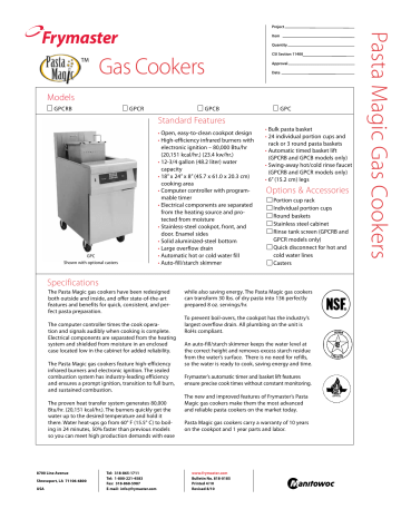 Frymaster GPCB General Manual | Manualzz