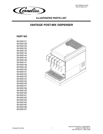 IMI Cornelius, Inc. Vantage User manual | Manualzz
