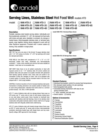 Randell RAN HTD-6S General Manual | Manualzz