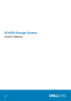 Dell Compellent SC4020 Storage System Owner's Manual | Manualzz