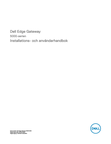 Dell Edge Gateway 5000 Användarguide | Manualzz