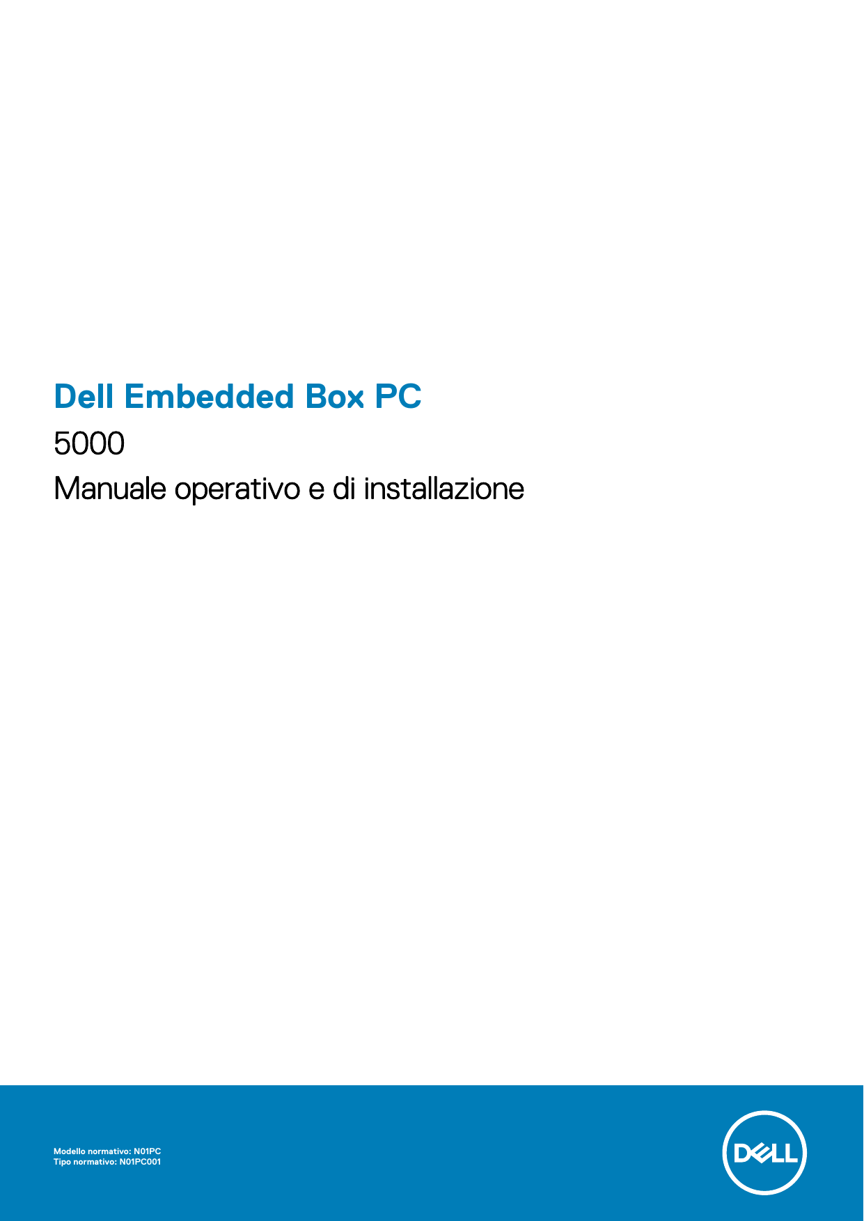 Dell Embedded Box PC 5000 Guida utente | Manualzz
