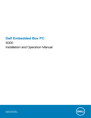 Dell Embedded Box PC 5000 User's Guide | Manualzz