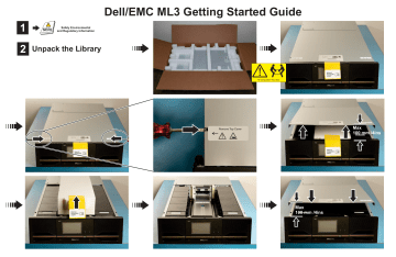 Dell EMC ML3 storage Quick Start Guide | Manualzz