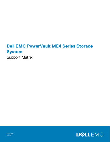 Dell EMC PowerVault ME484 storage Owner's Manual | Manualzz