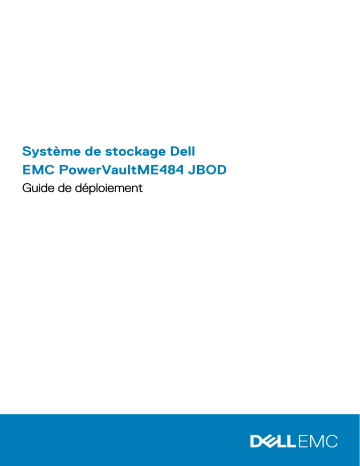 Dell EMC PowerVault ME484 storage Mode d'emploi | Manualzz