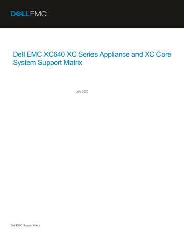 Dell EMC XC Series XC640 Appliance Owner's Manual | Manualzz