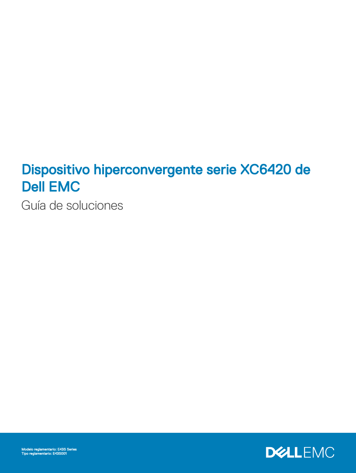 Dell EMC XC Series XC6420 Appliance Especificación | Manualzz