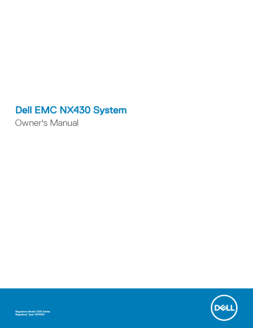 Dell Storage NX430 storage Owner's Manual | Manualzz