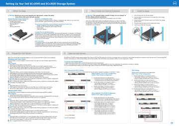Dell Storage SCv2000 storage Quick Start Guide | Manualzz