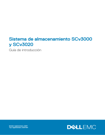 Dell Storage SCv3020 storage Guía de inicio rápido | Manualzz