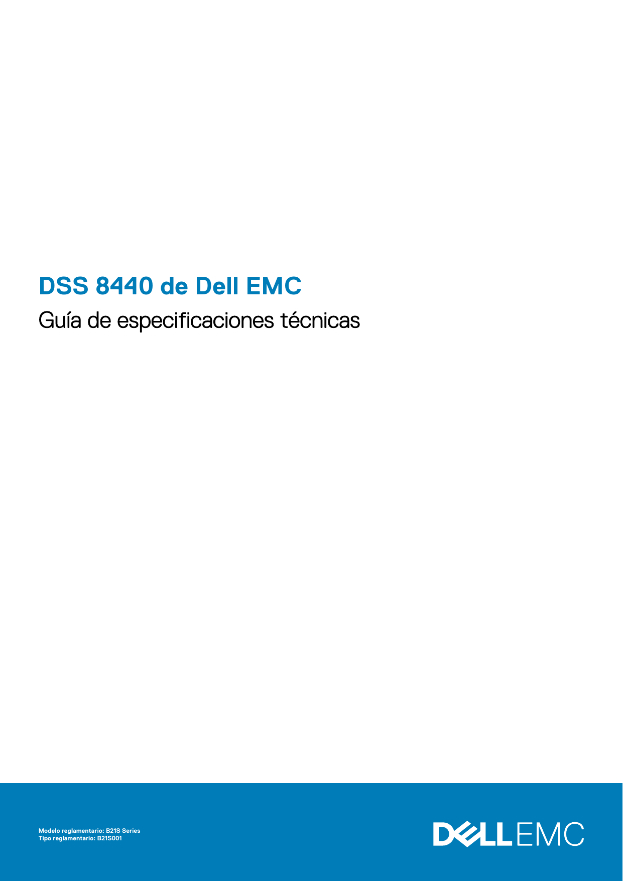 Dell DSS 8440 Especificación | Manualzz