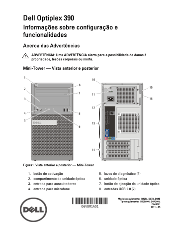Dell OptiPlex 390 desktop Guia rápido | Manualzz