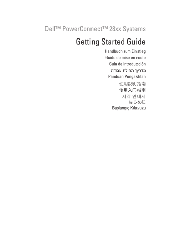 Dell PowerConnect 2816 Hızlı başlangıç Kılavuzu | Manualzz