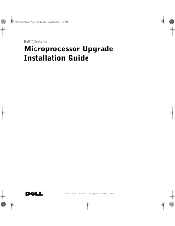 Dell PowerEdge 1750 server Mode d'emploi | Manualzz