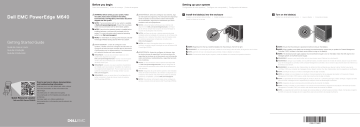 Dell PowerEdge M640 server Guide de démarrage rapide | Manualzz