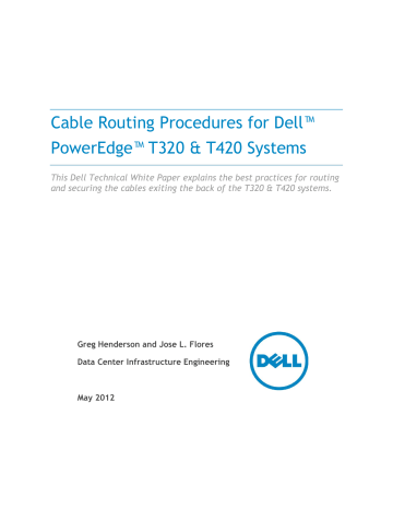 Dell PowerEdge Rack Enclosure 4820 White Paper | Manualzz