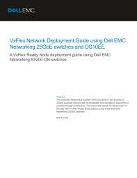 Dell PowerSwitch S5248F-ON - Configuration Guide, Deployment Guide ...