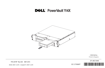 Dell PowerVault 114X Tape Rack Enclosure storage Skrócona instrukcja ...